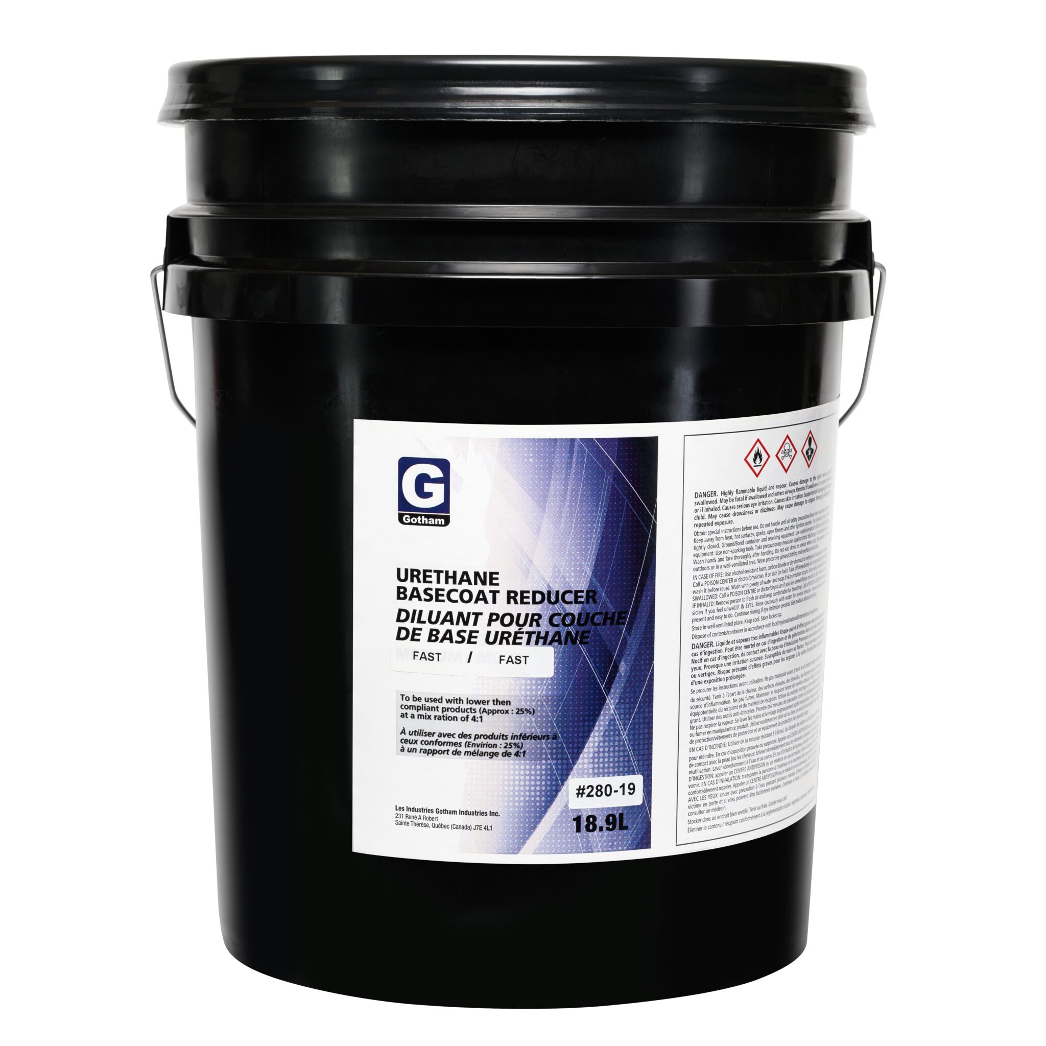 Urethane Basecoat Reducer Fast - Gotham Industries